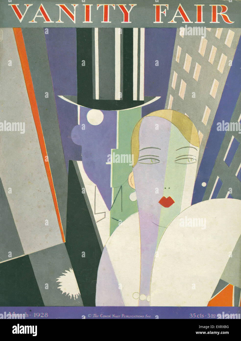 1920s USA Vanity Fair Magazine Cover Stock Photo - Alamy