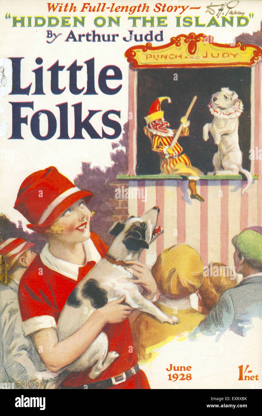 1920s USA Little Folks Magazine Cover Stock Photo - Alamy