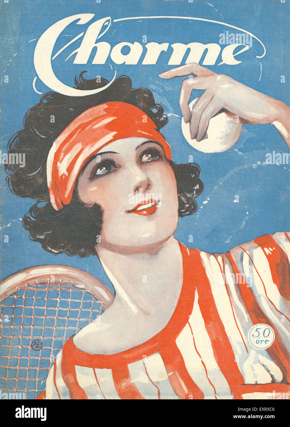 1920s USA Charm Magazine Cover Stock Photo - Alamy