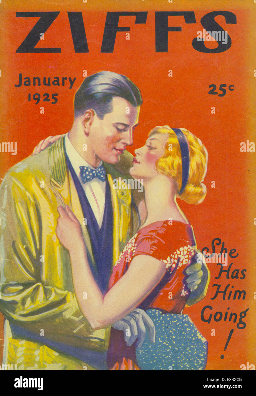 1920s USA Ziffs Magazine Cover Stock Photo - Alamy