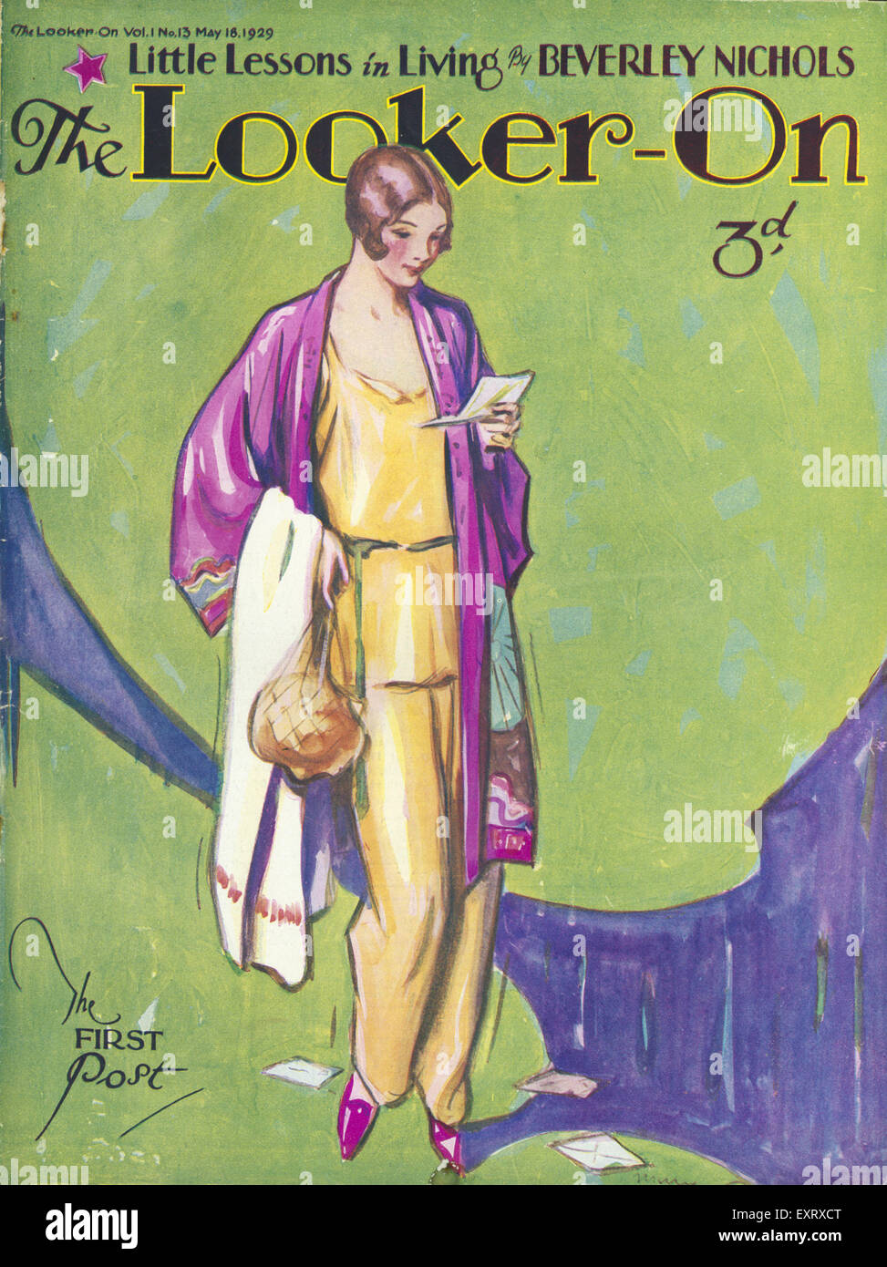 1920s UK The Looker - On Magazine Cover Stock Photo - Alamy