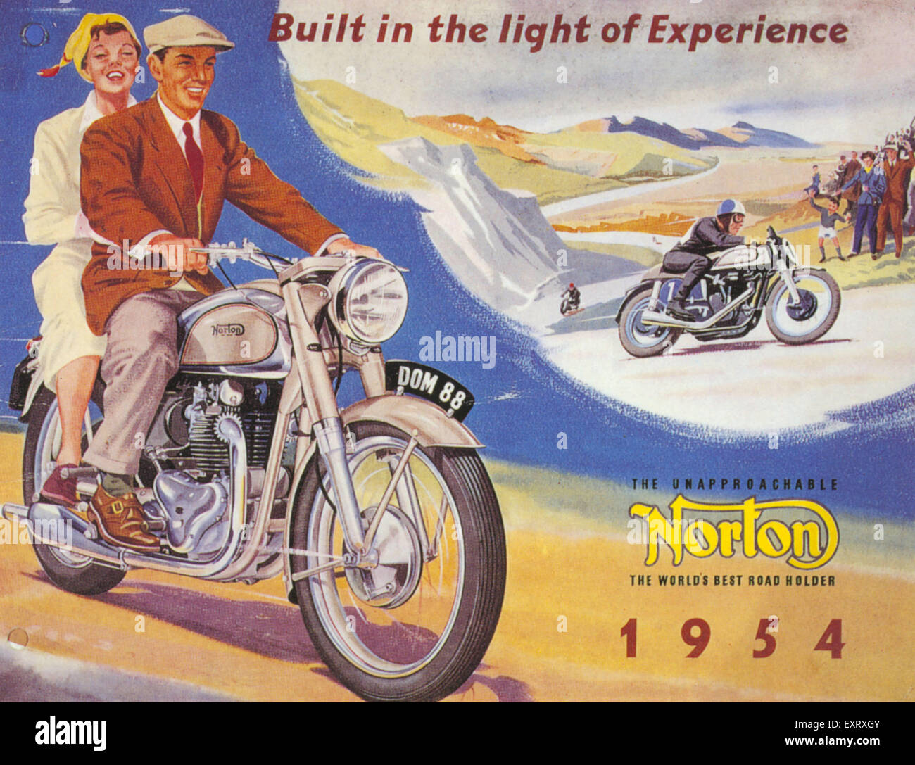 1950s UK Norton Poster Stock Photo - Alamy