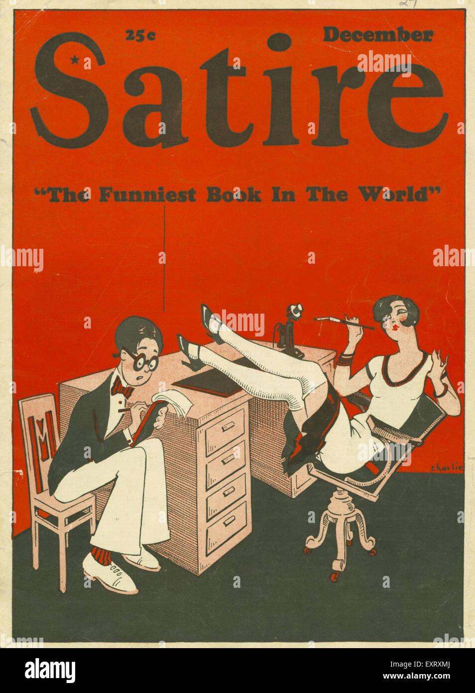1920s USA Satire Magazine Cover Stock Photo - Alamy