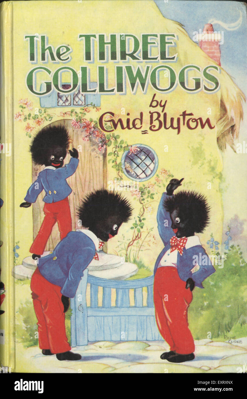 1960s UK The Three Golliwogs Book Cover Stock Photo - Alamy