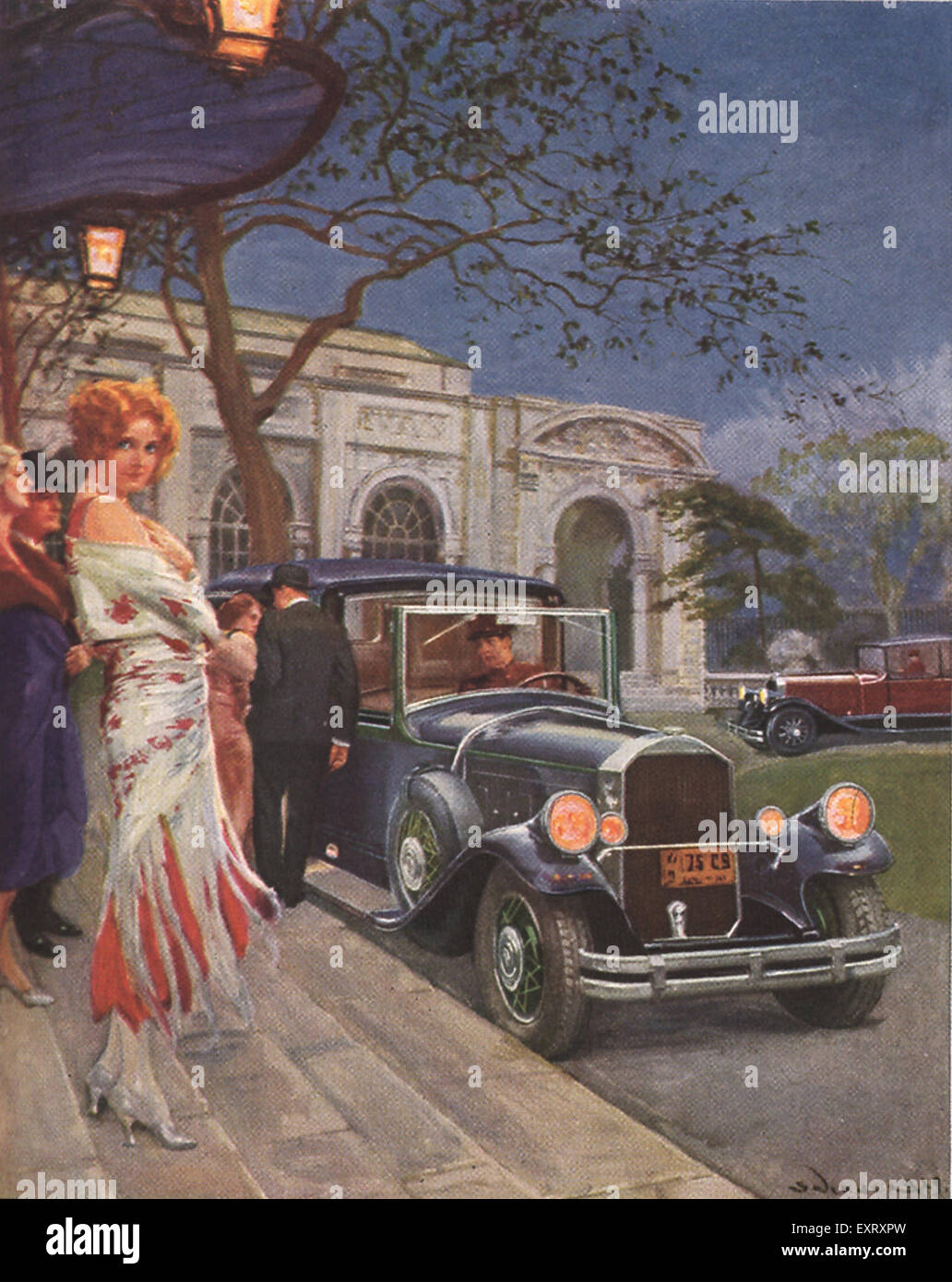 1920s USA House Party Magazine Advert Stock Photo - Alamy