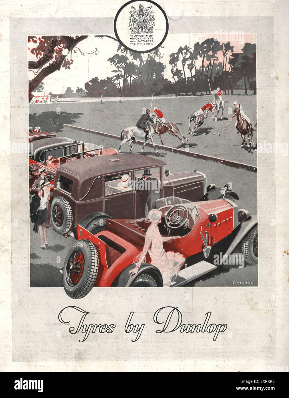 1920s UK Dunlop Magazine Advert Stock Photo - Alamy
