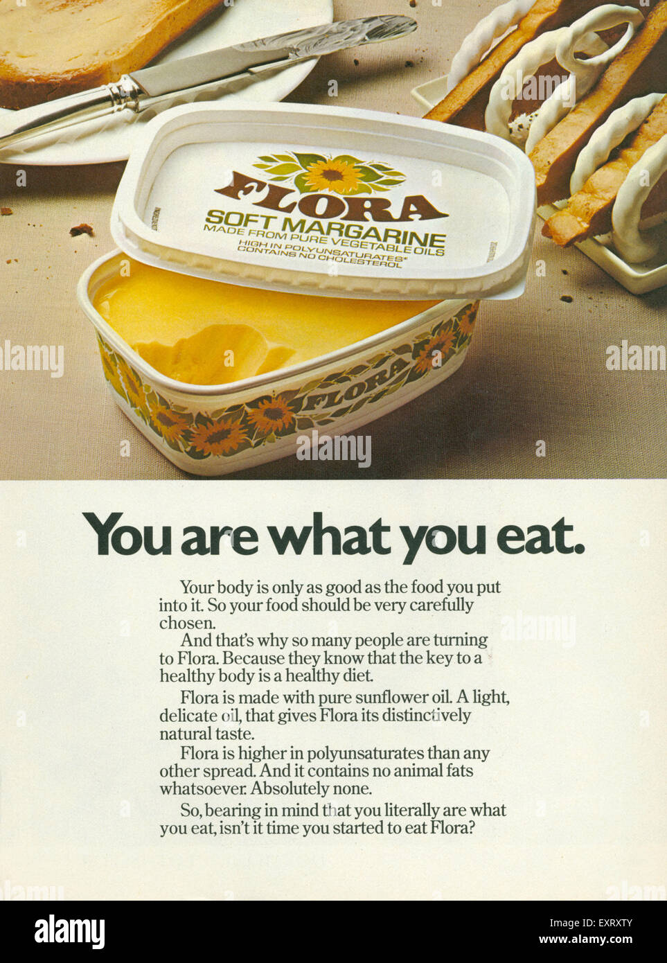 Flora margarine hi-res stock photography and images - Alamy
