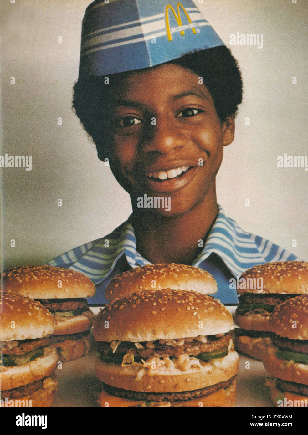 1970s USA McDonalds Magazine Advert Stock Photo - Alamy