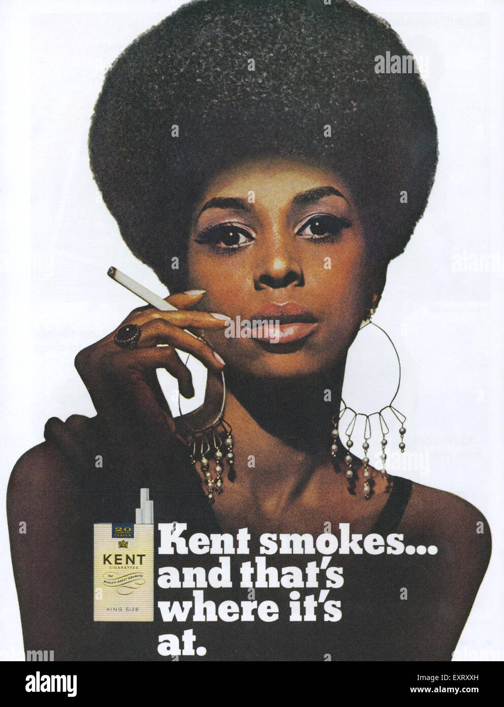 1970s USA Kent Magazine Advert Stock Photo - Alamy
