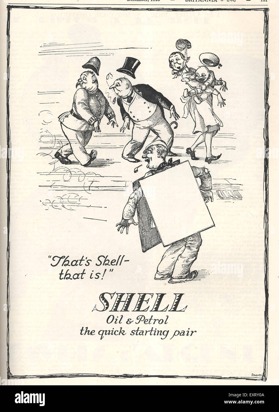 Shell advert hi-res stock photography and images - Alamy