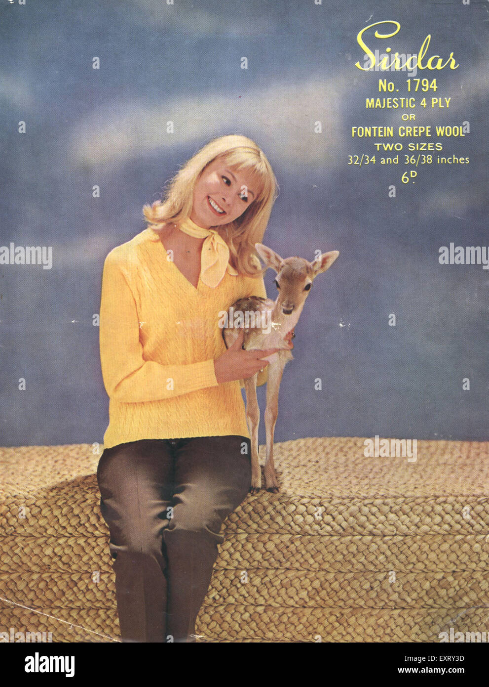 1960s UK Sirdar Knitting Patterns Stock Photo - Alamy