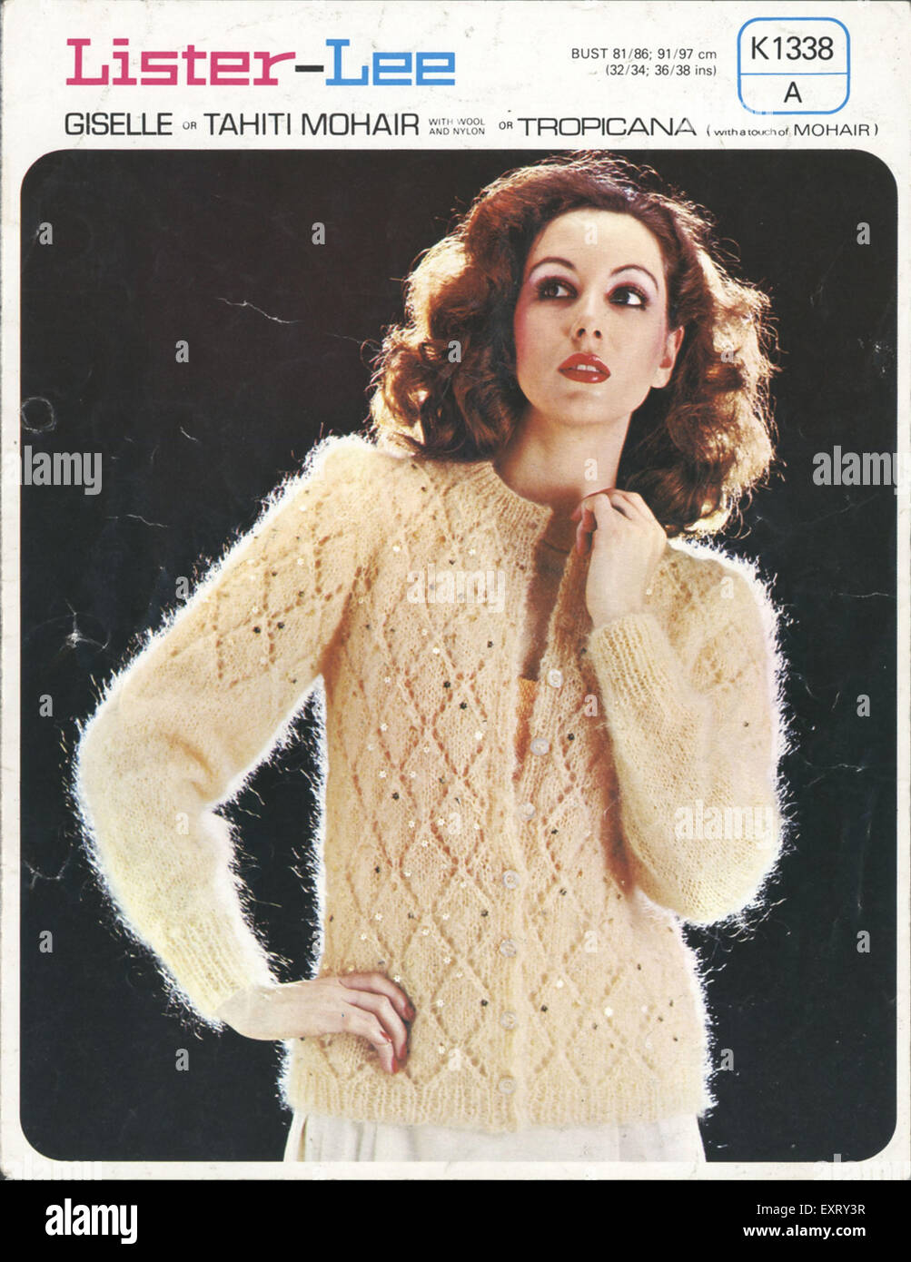 1980s UK Lister-Lee Lister Lee Knitting Patterns Stock Photo - Alamy