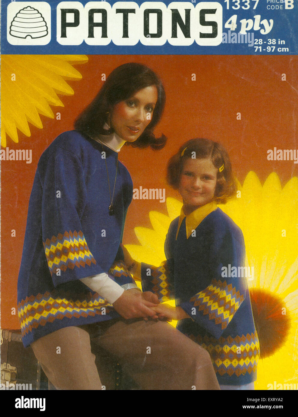 1970s uk knitting patterns hi-res stock photography and images - Alamy