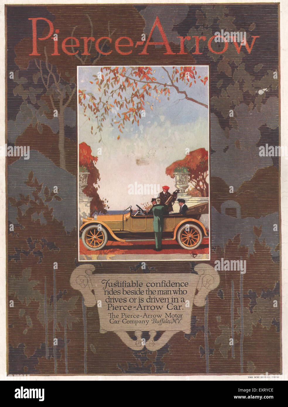 1910s USA Pierce-Arrow pierce Arrow Magazine Advert Stock Photo - Alamy