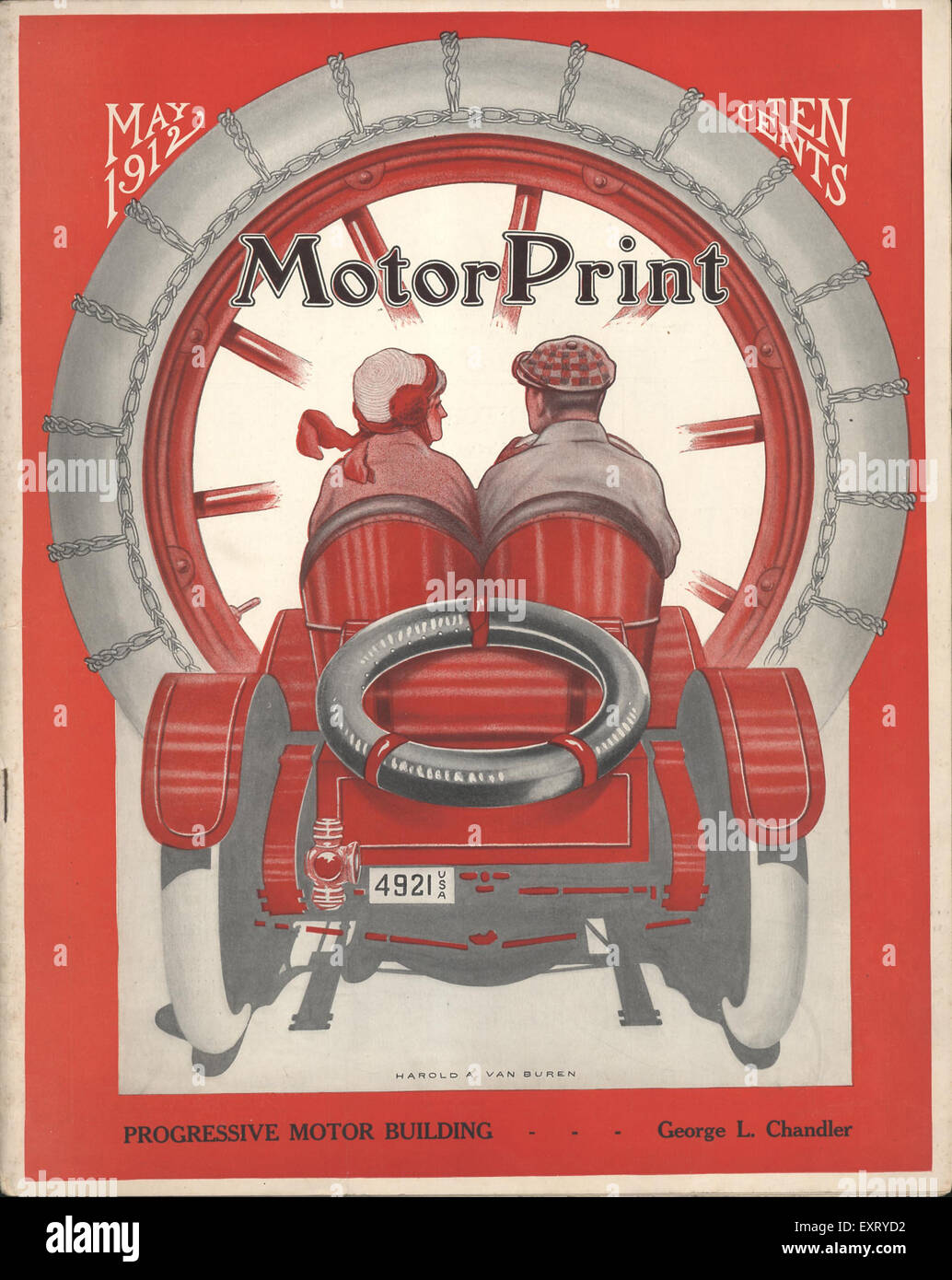 1910s USA Motor Print Magazine Cover Stock Photo - Alamy
