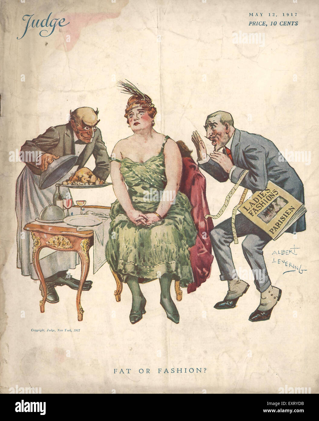 1910s USA Judge Magazine Cover Stock Photo - Alamy