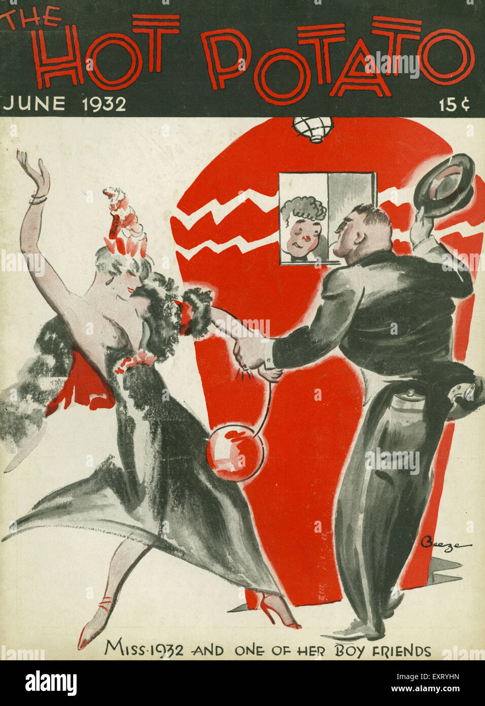 1930s USA Hot Potatoes Magazine Cover Stock Photo - Alamy
