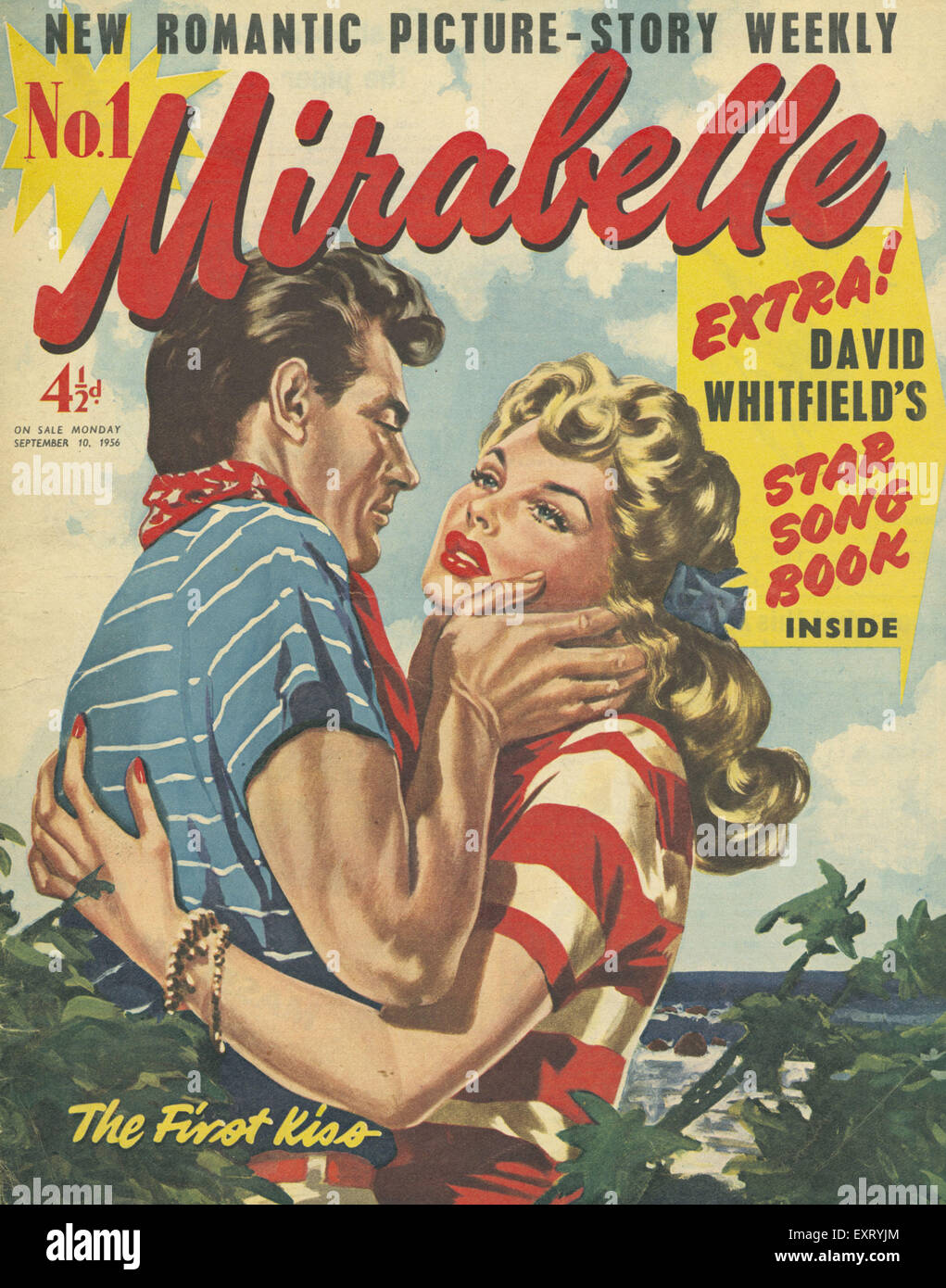 1950s UK Mirabelle Magazine Cover Stock Photo - Alamy