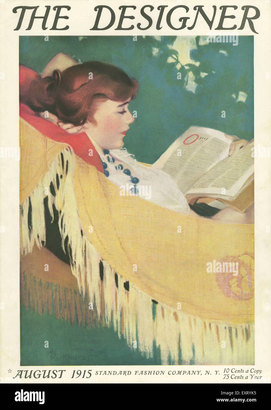1910s UK The Designer Magazine Cover Stock Photo - Alamy