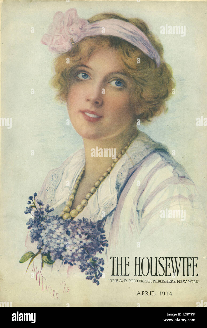 1910s UK The Housewife Magazine Cover Stock Photo - Alamy