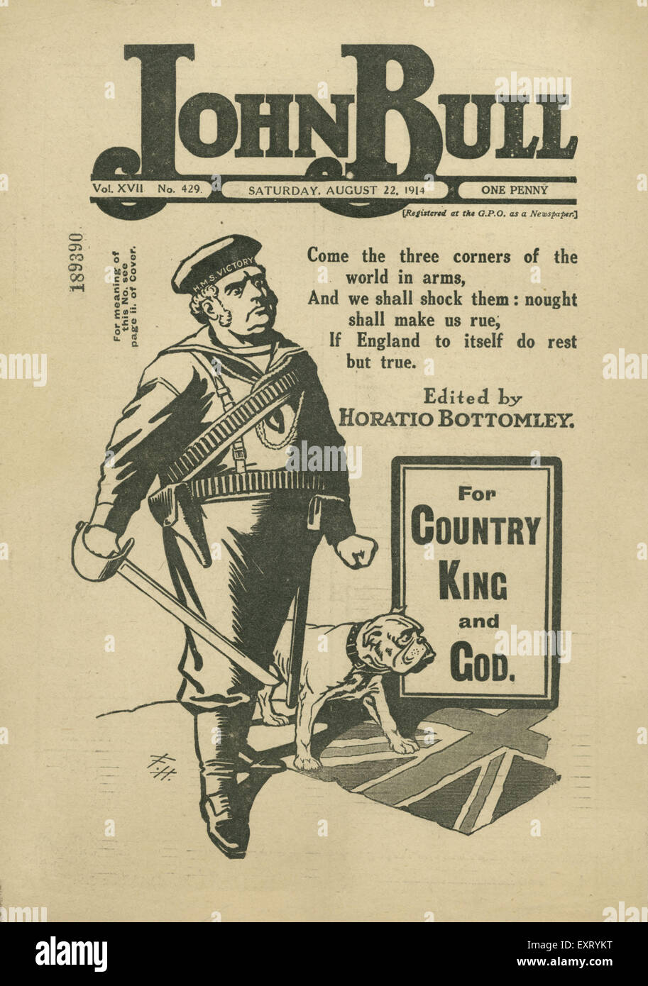 John bull magazine 1914 hi-res stock photography and images - Alamy