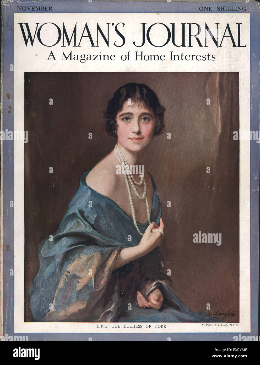 1920s UK Womans Journal Magazine Cover Stock Photo - Alamy