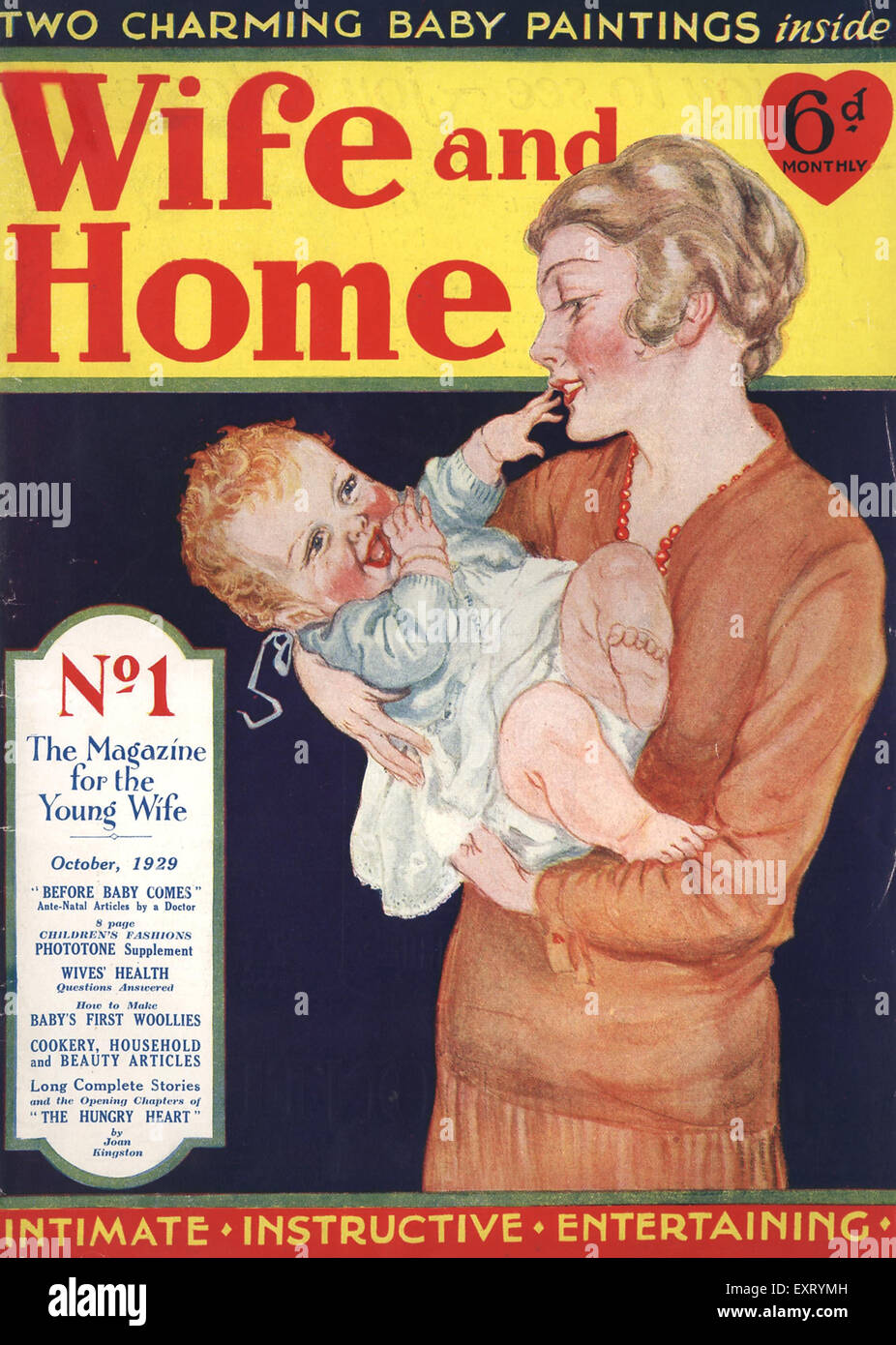 1920s UK Wife and Home Magazine Cover Stock Photo - Alamy
