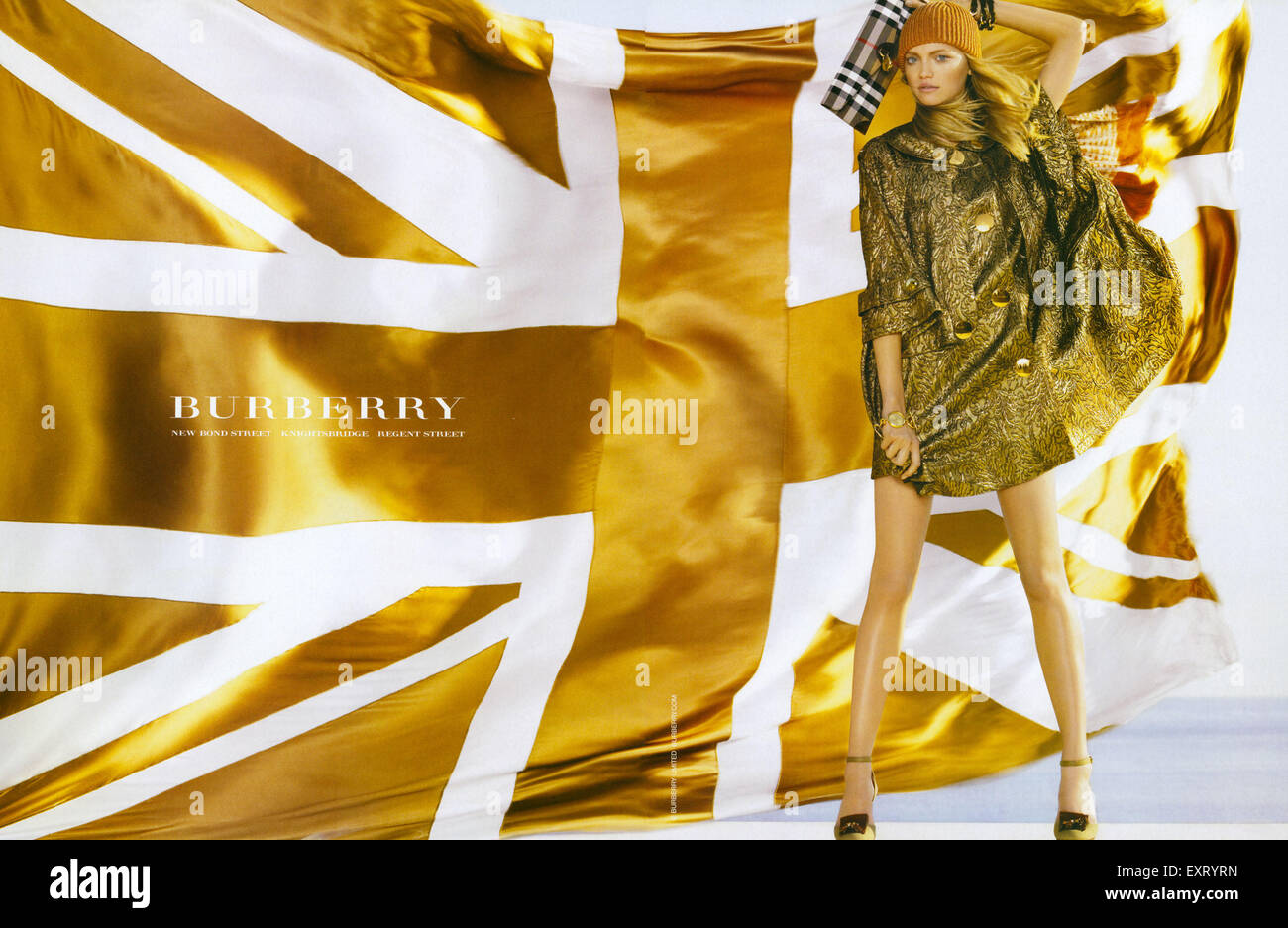 2000s UK Burberry Magazine Advert Stock Photo - Alamy