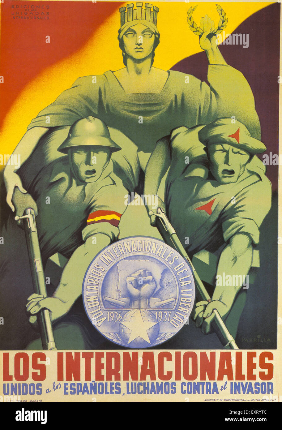 1930s Spain Parilla Poster Stock Photo - Alamy