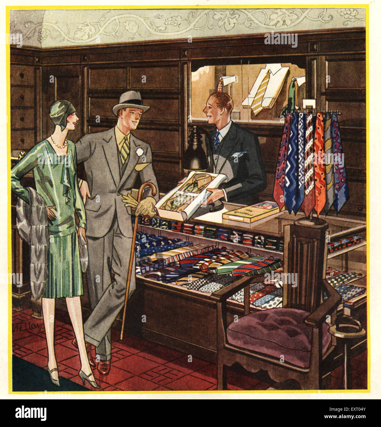 1920s uk fashion magazine plate hi-res stock photography and images - Alamy