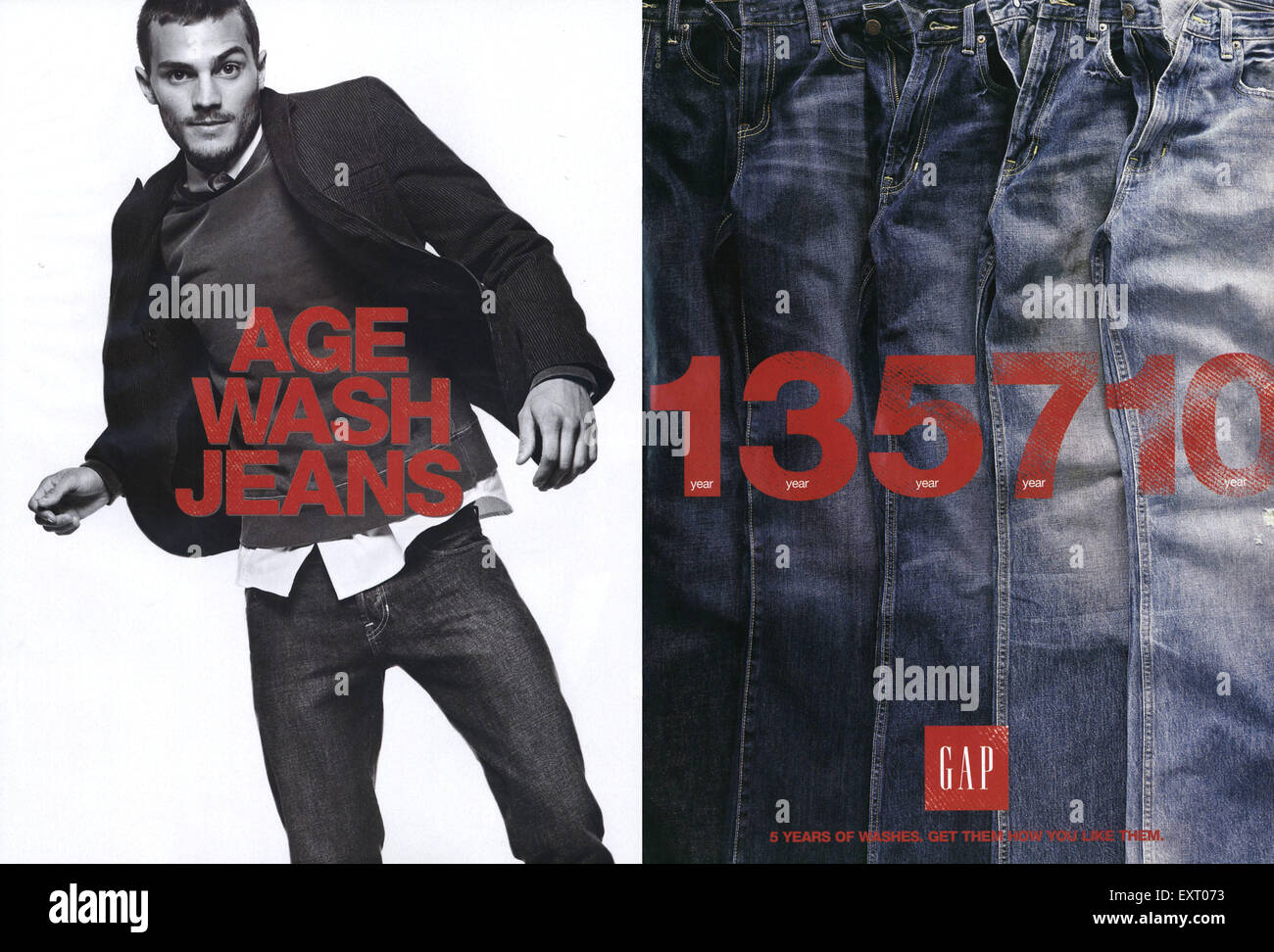 2000s UK Gap Magazine Advert Stock Photo - Alamy