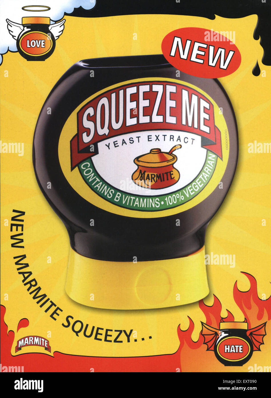 2000s UK Marmite Magazine Advert Stock Photo - Alamy