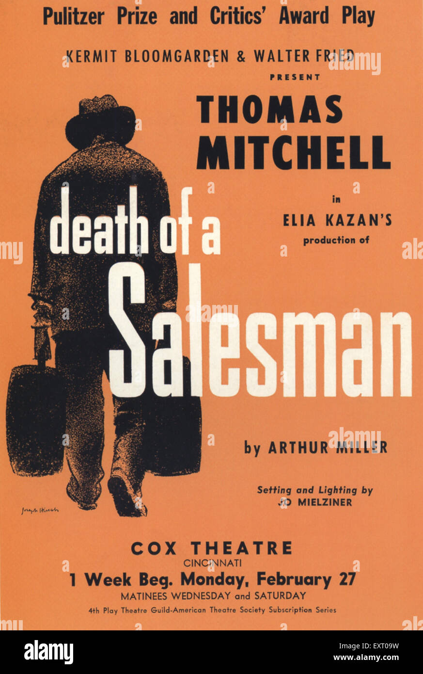 Death of a salesman poster hi-res stock photography and images - Alamy