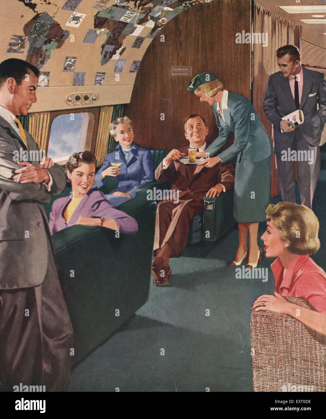 Luxury air travel 1940s hi-res stock photography and images - Alamy