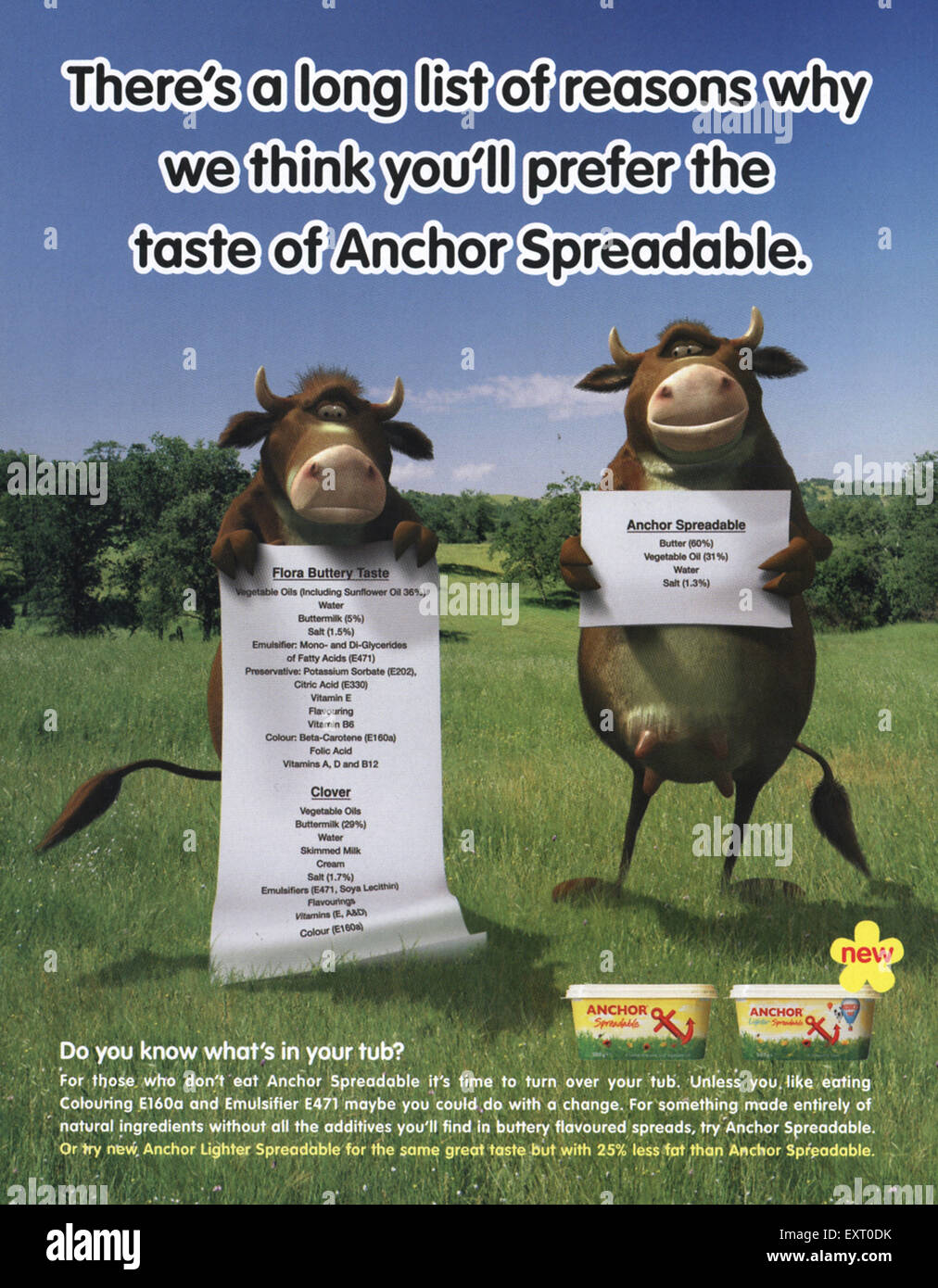 2000s UK Anchor Magazine Advert Stock Photo - Alamy