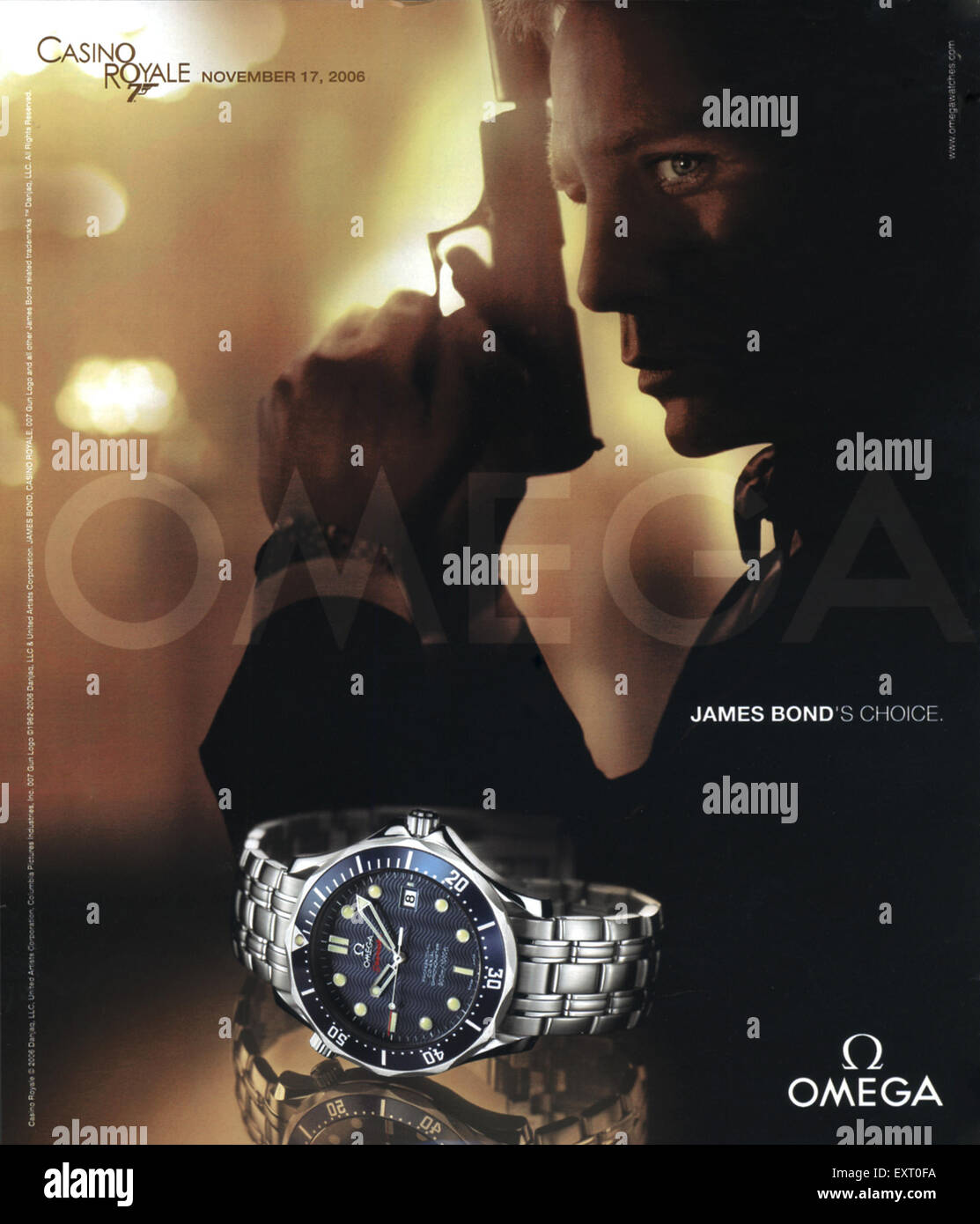 2000s UK Omega Magazine Advert Stock Photo - Alamy