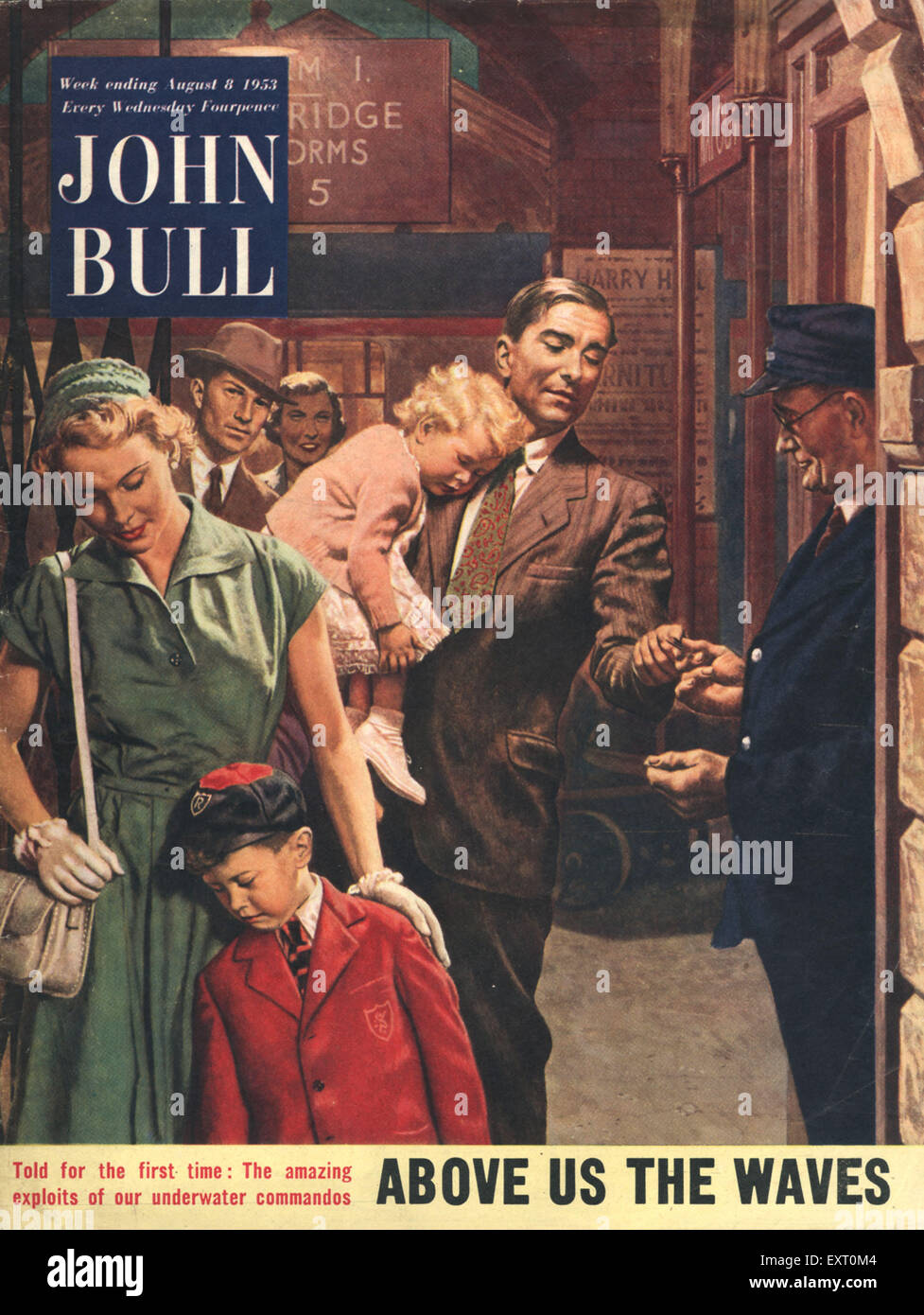 1950s UK John Bull Magazine Cover Stock Photo - Alamy