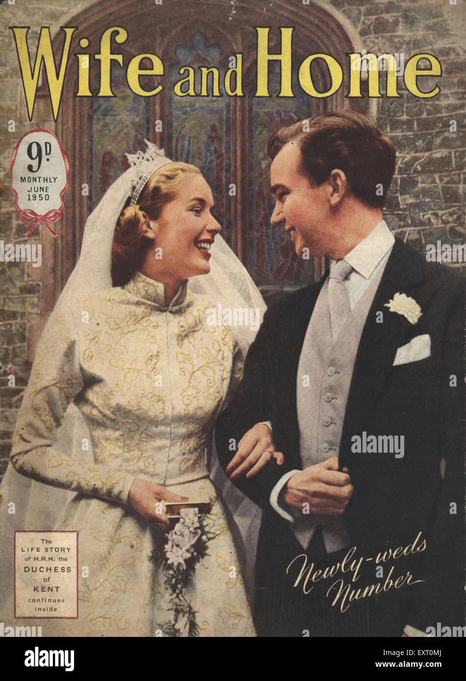 1950s UK Wife and Home Magazine Cover Stock Photo - Alamy