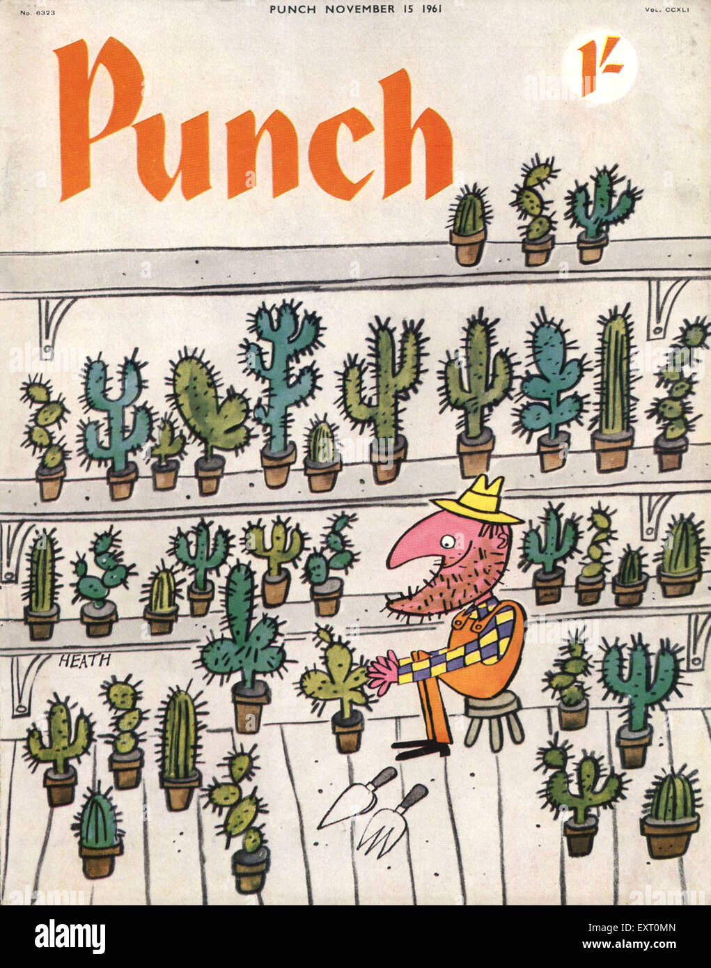 1960s UK Punch Magazine Cover Stock Photo - Alamy