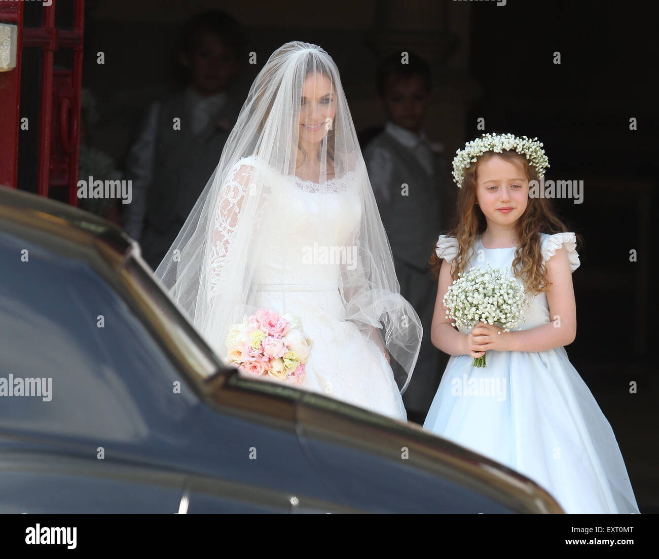 The wedding of Geri Halliwell and Christian Horner Featuring: Geri ...