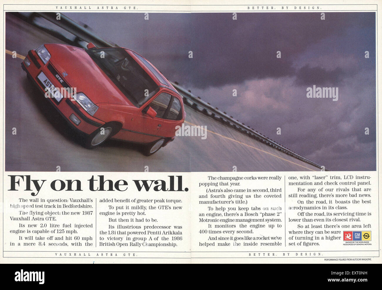1980s UK Vauxhall Astra Magazine Advert Stock Photo - Alamy