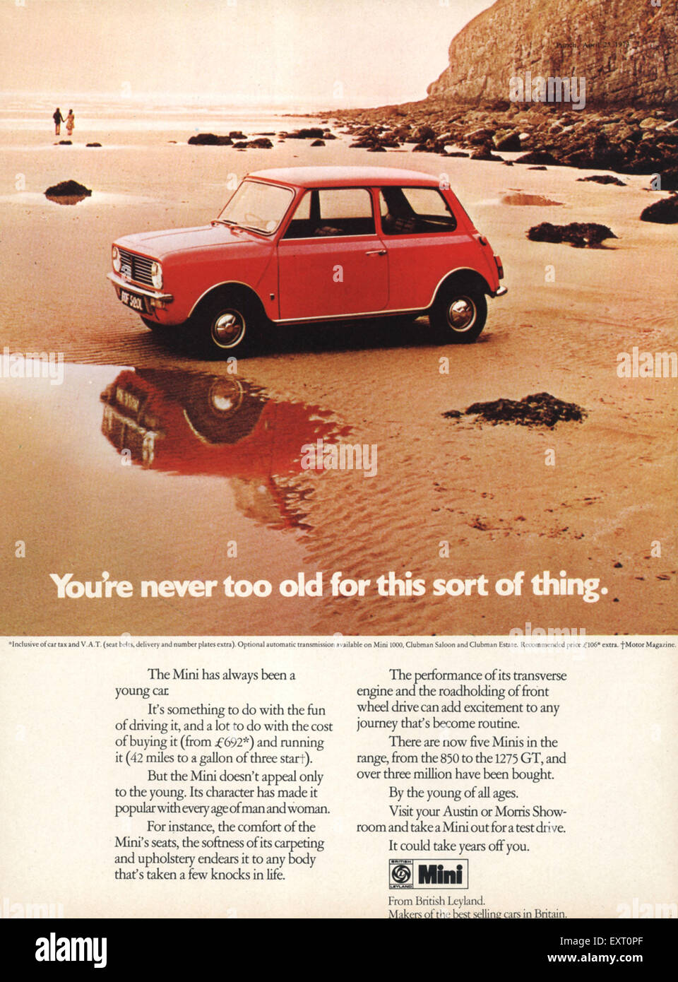 1973 MINI MOTOR CAR magazine advert Collectibles Art & Collectibles ...