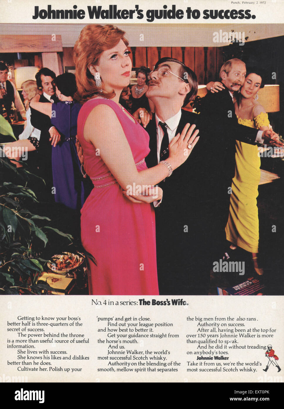 1970s UK Johnnie Walker Magazine Advert Stock Photo - Alamy