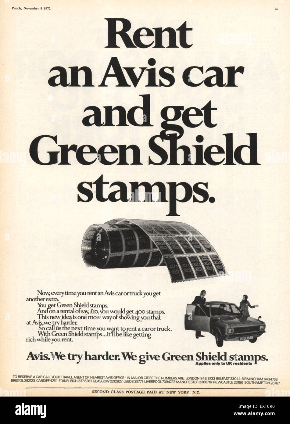 Stamps advert hi-res stock photography and images - Alamy