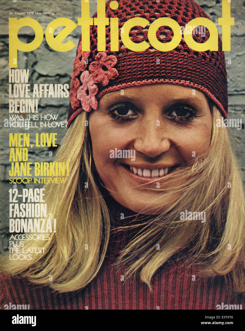 1970s UK Petticoat Magazine Cover Stock Photo - Alamy