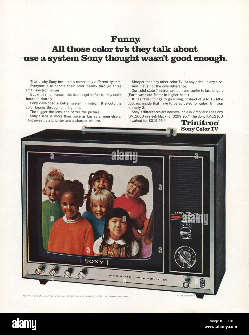 Trinitron tv sony hi-res stock photography and images - Alamy