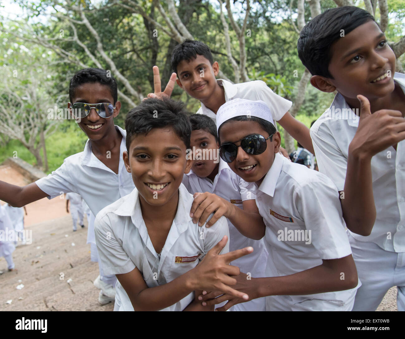 School Boys, Mihintale, Sri Lanka Stock Photo - Alamy