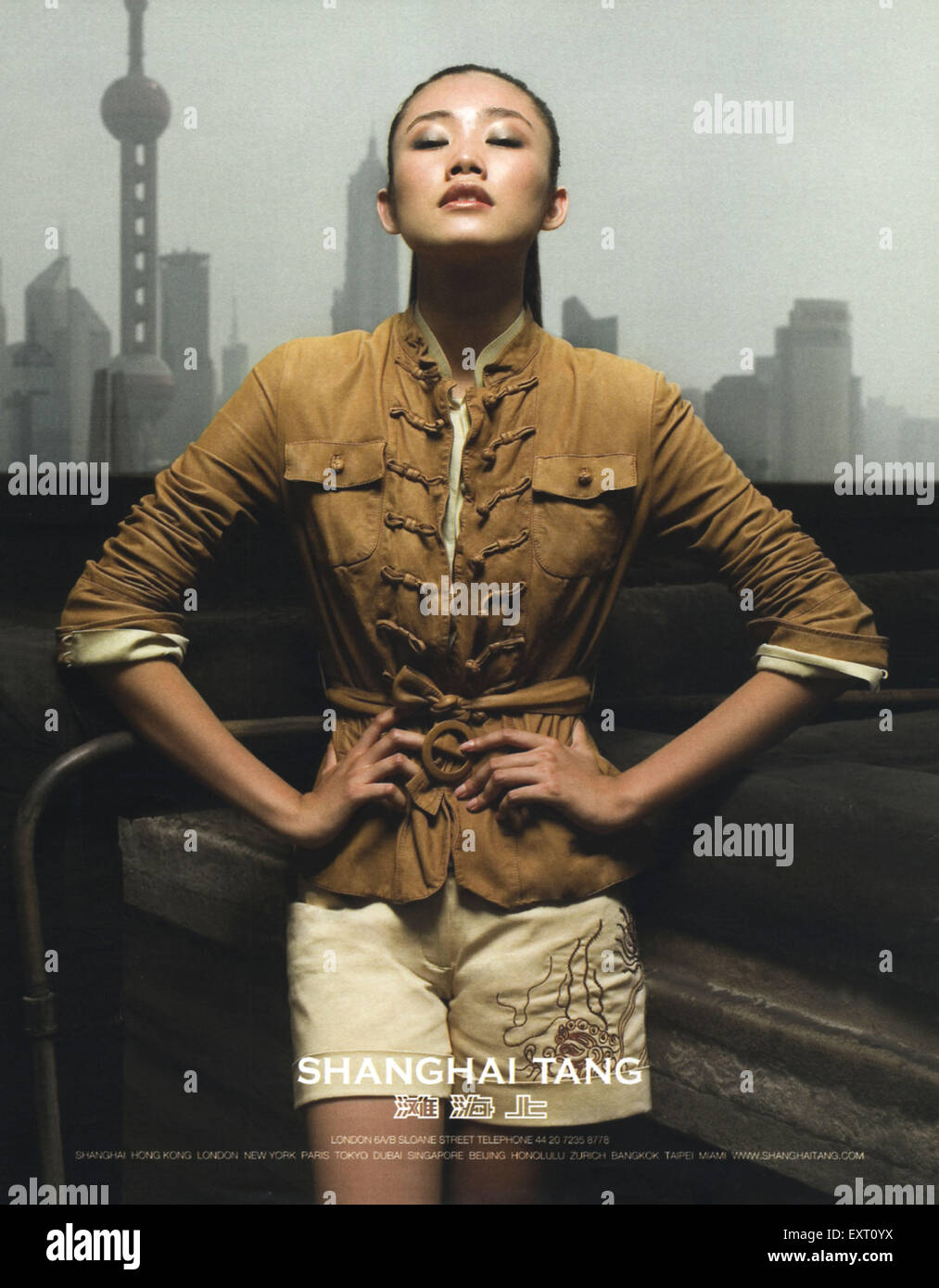 2000s UK Shanghai Tang Magazine Advert Stock Photo - Alamy