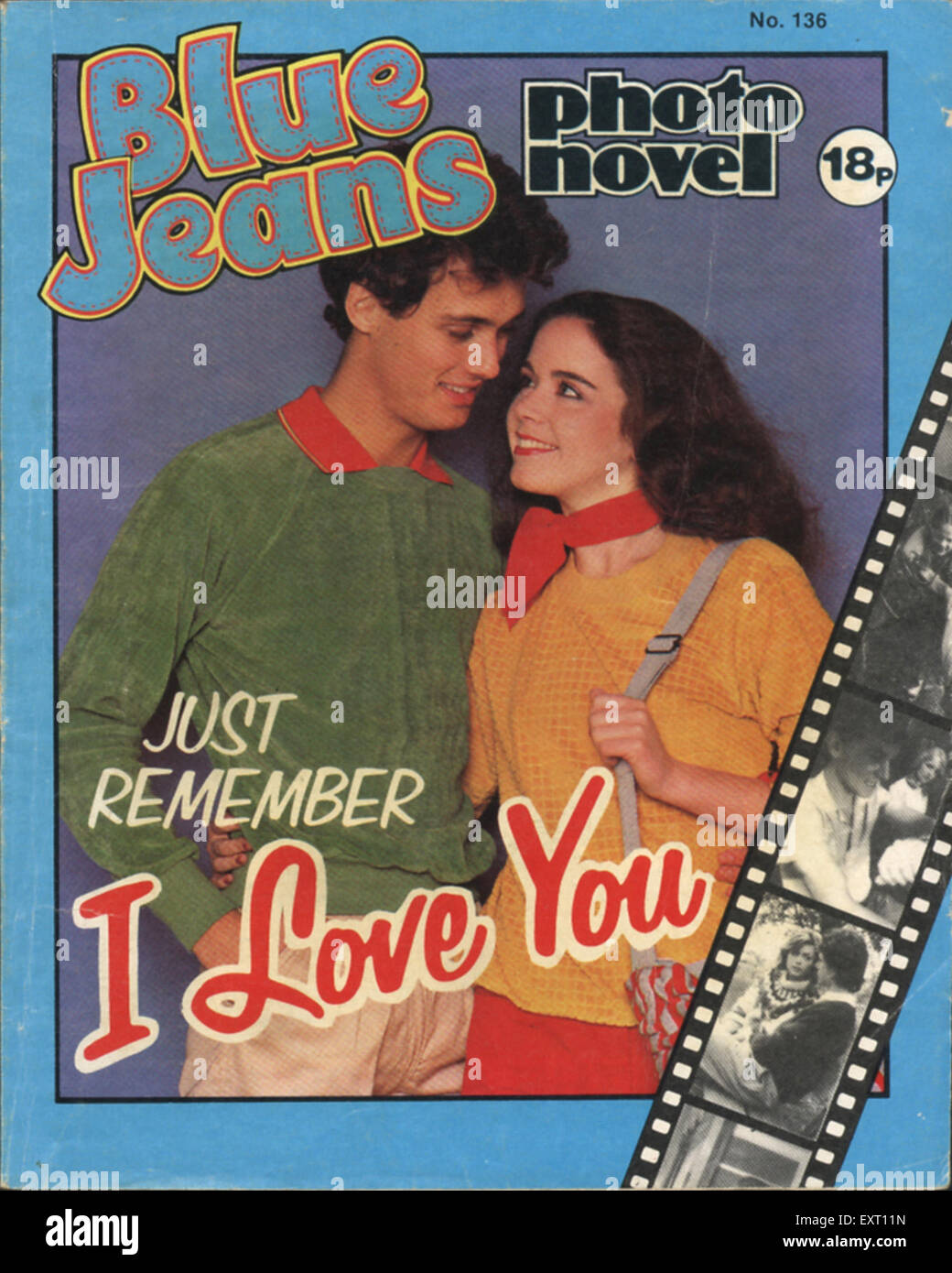 1980s UK Blue Jeans Magazine Cover Stock Photo - Alamy