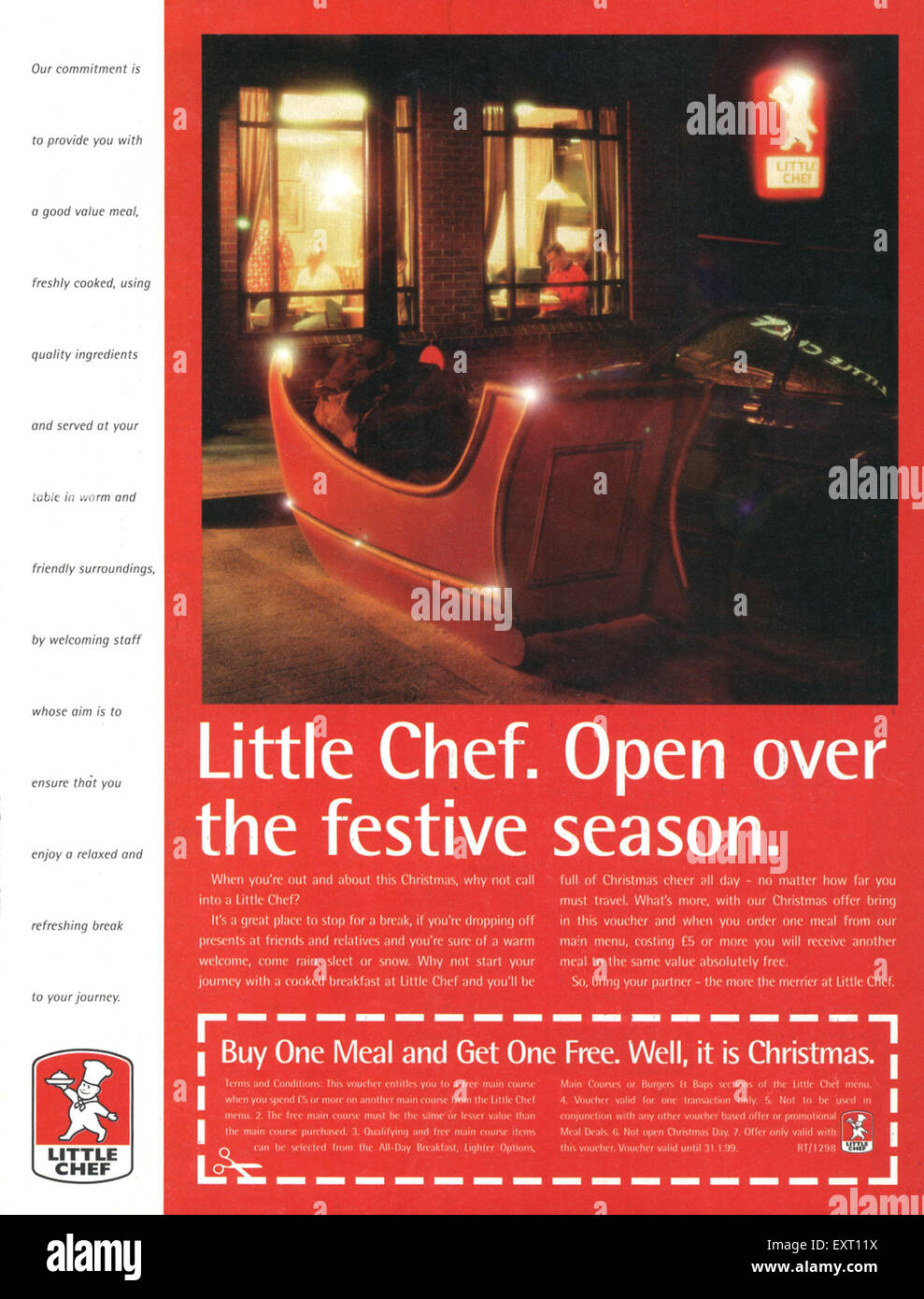 Little chef advert hi-res stock photography and images - Alamy